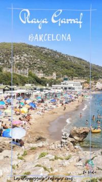 La Playa Garraf y La Cúpula del Garraf, Sitges Barcelona