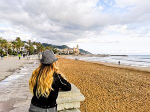 La Playa Garraf y La Cúpula del Garraf, Sitges Barcelona